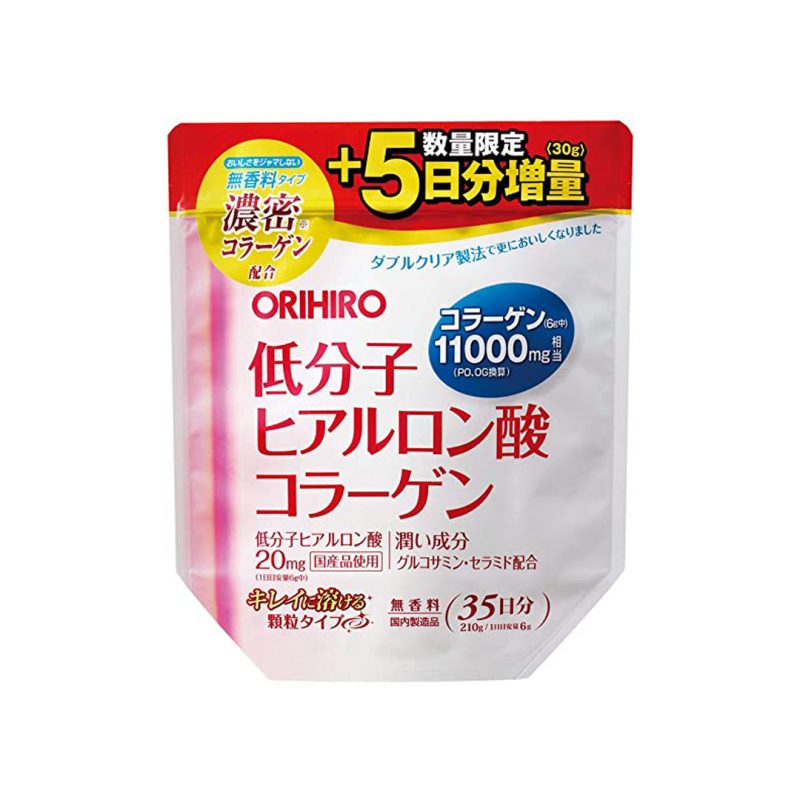 Orihiro Việt Nam | Bột Collagen Acid Hyaluronic Orihiro 11000mg 180g