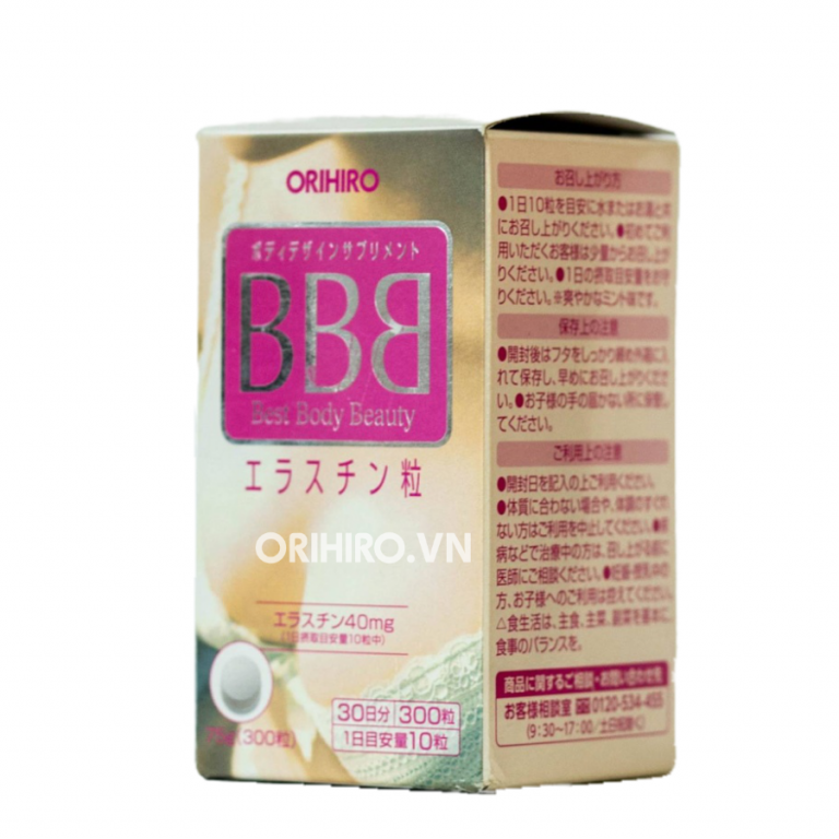 Viên Uống Nở Ngực BBB Orihiro 300 viên